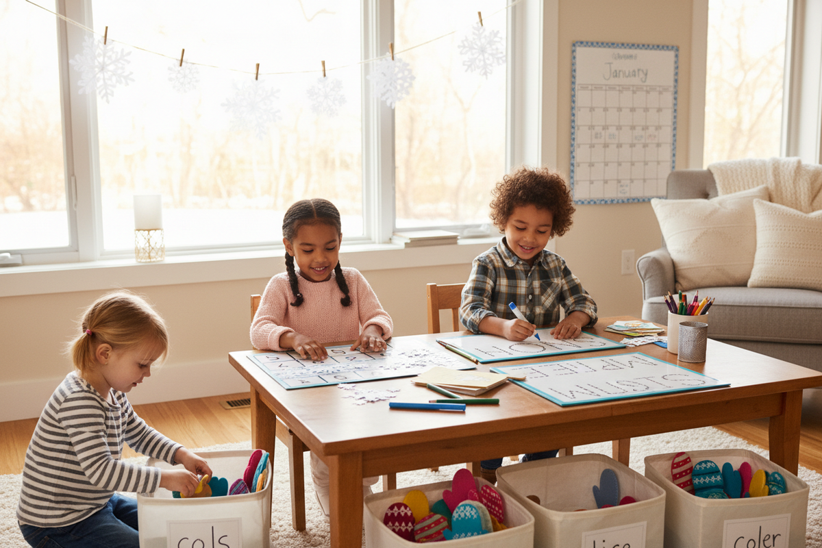 January Activities for Preschoolers: Fun Winter Learning Ideas for ...