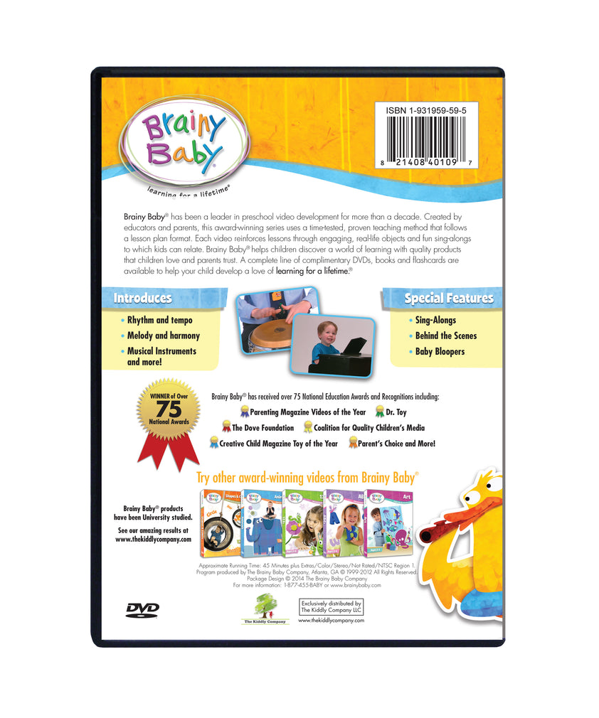 Brainy Baby Music Video Digital Download and DVDs | Brainy Baby Videos ...