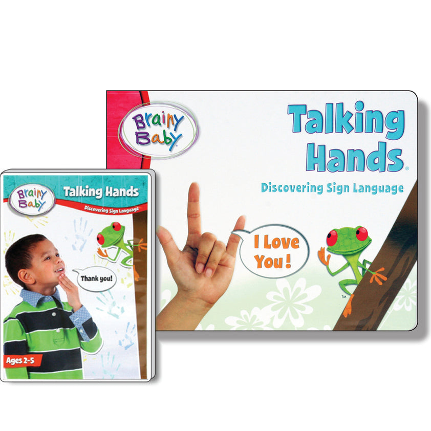 Talking Hands Board Book | Sign Language – Brainy Baby®