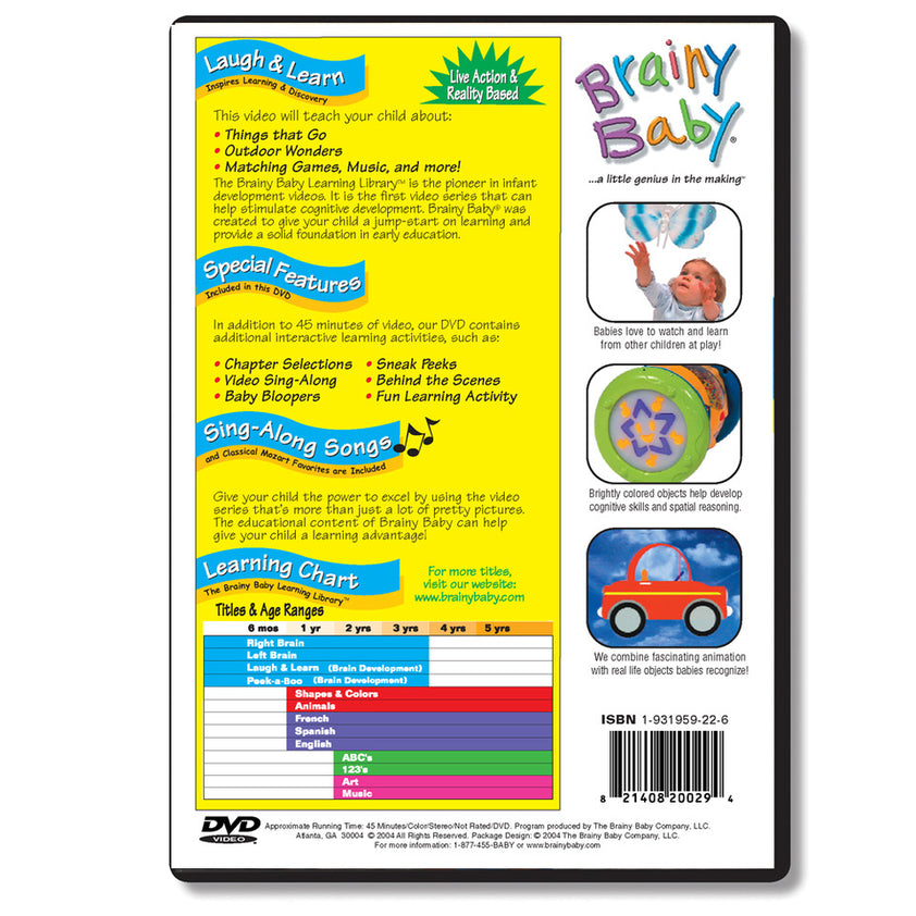 Laugh & Learn DVD | Brainy Baby Laugh & Learn – Brainy Baby®