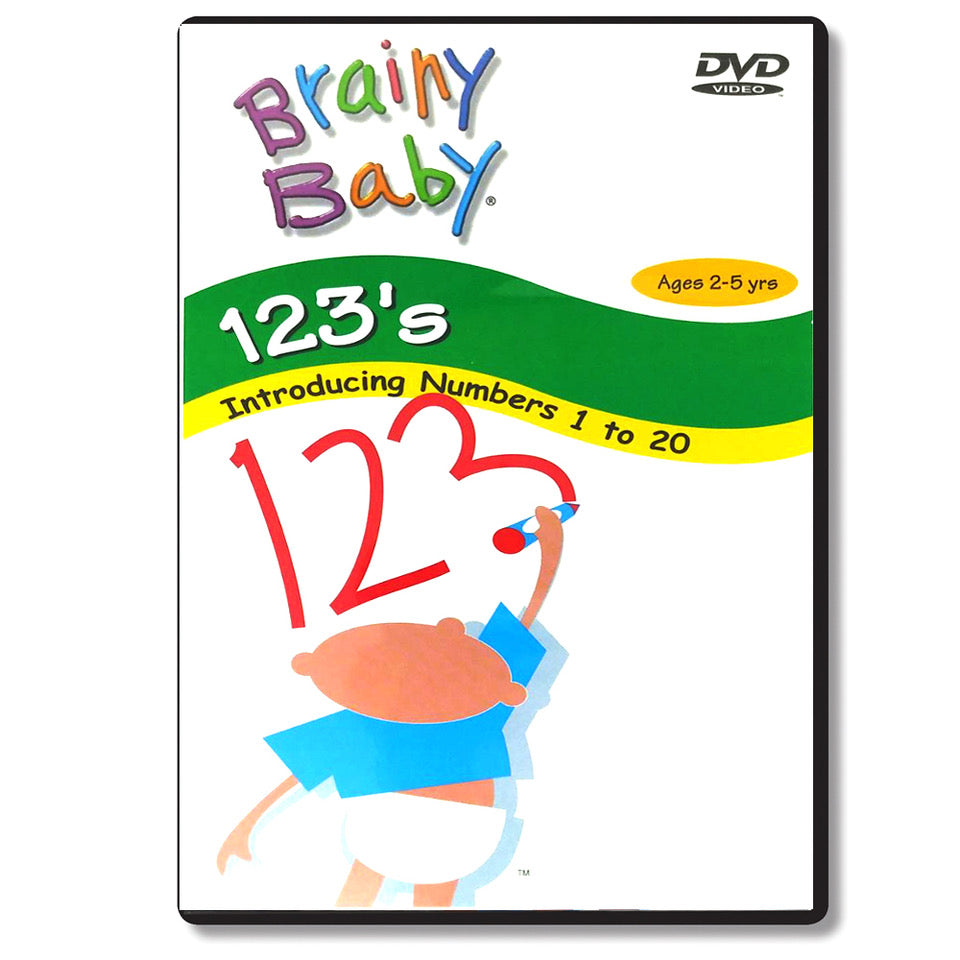 Brainy Baby 123s Numbers 1 to 20 DVD | Counting Learning – Brainy Baby®