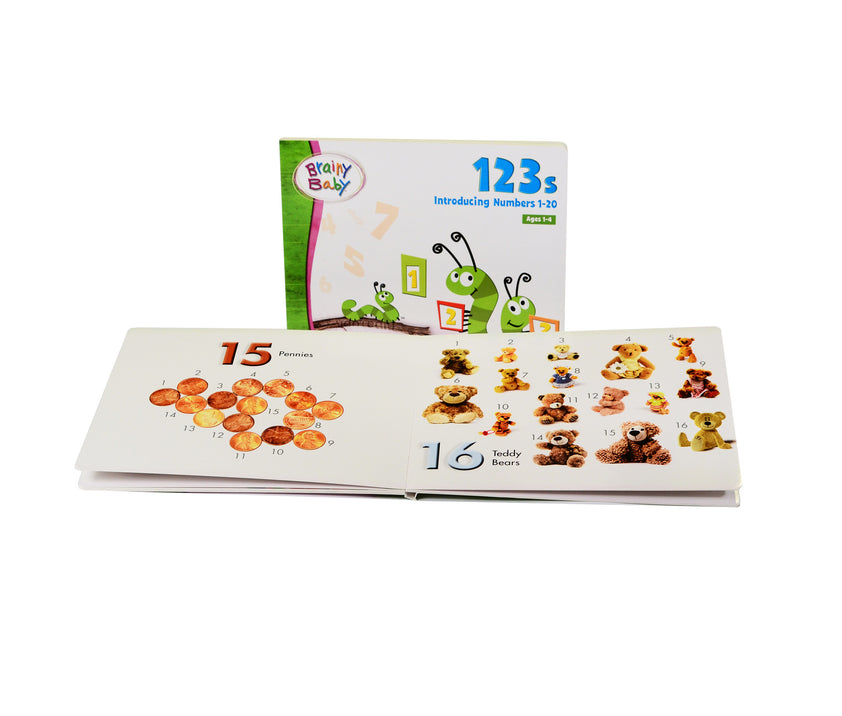 Brainy Baby 123s Introducing Numbers 1 to 20 | DVD, Book and Flashcards ...