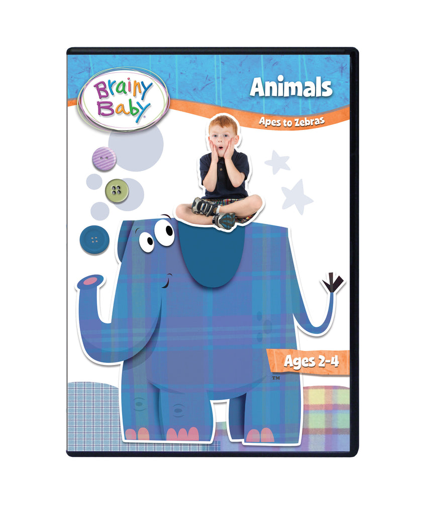 Brainy Baby Animals Digital Video Download and DVD | Animals Video ...