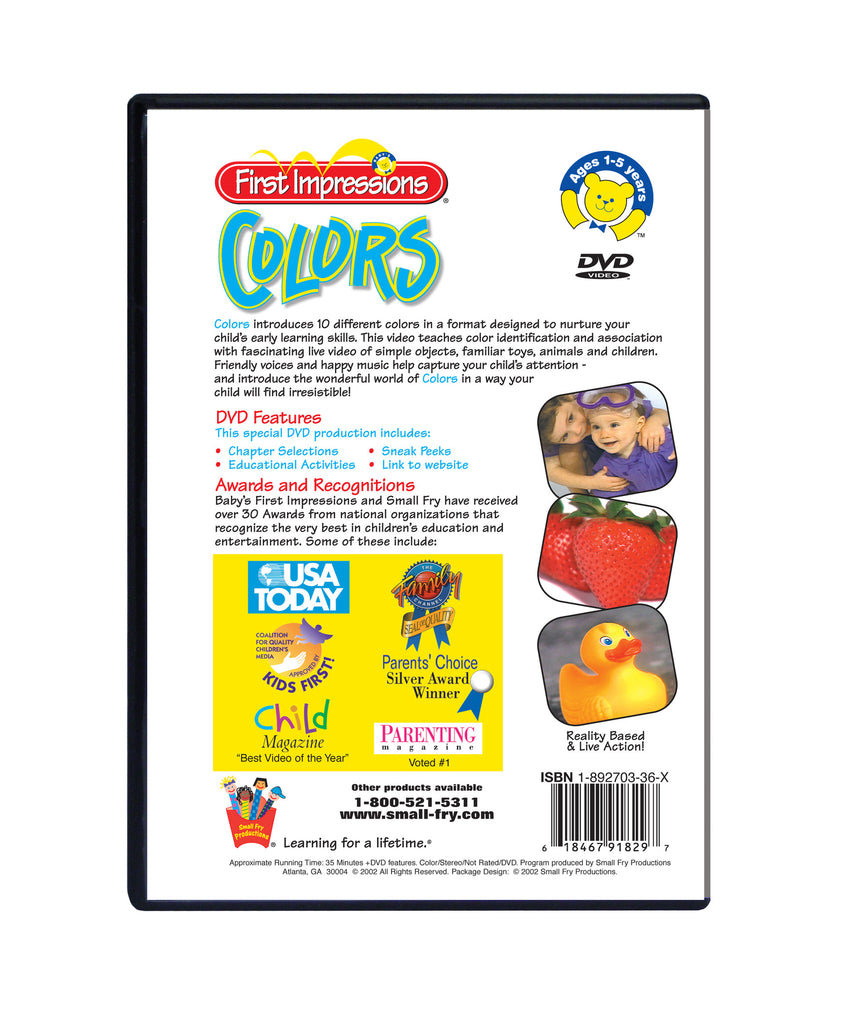 Baby's First Impressions Digital Download or DVD | Learn Colors for ...