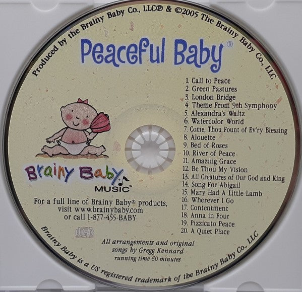 Brainy Baby Peaceful Baby Music CD Classic Edition – The Brainy Store