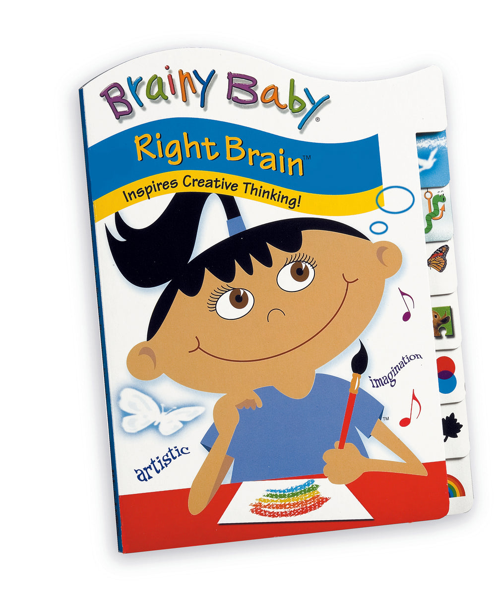 Brainy Baby® Right Brain Creative Thinking Classic Tab Board Book – The ...